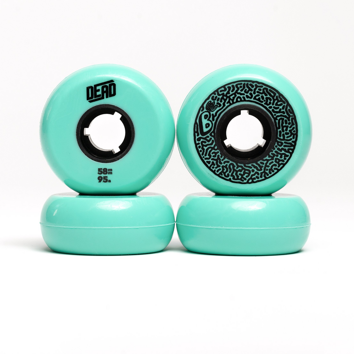 Dead Wheels - 58mm/95a - DEAD X BACEMINT – Shred City Skates