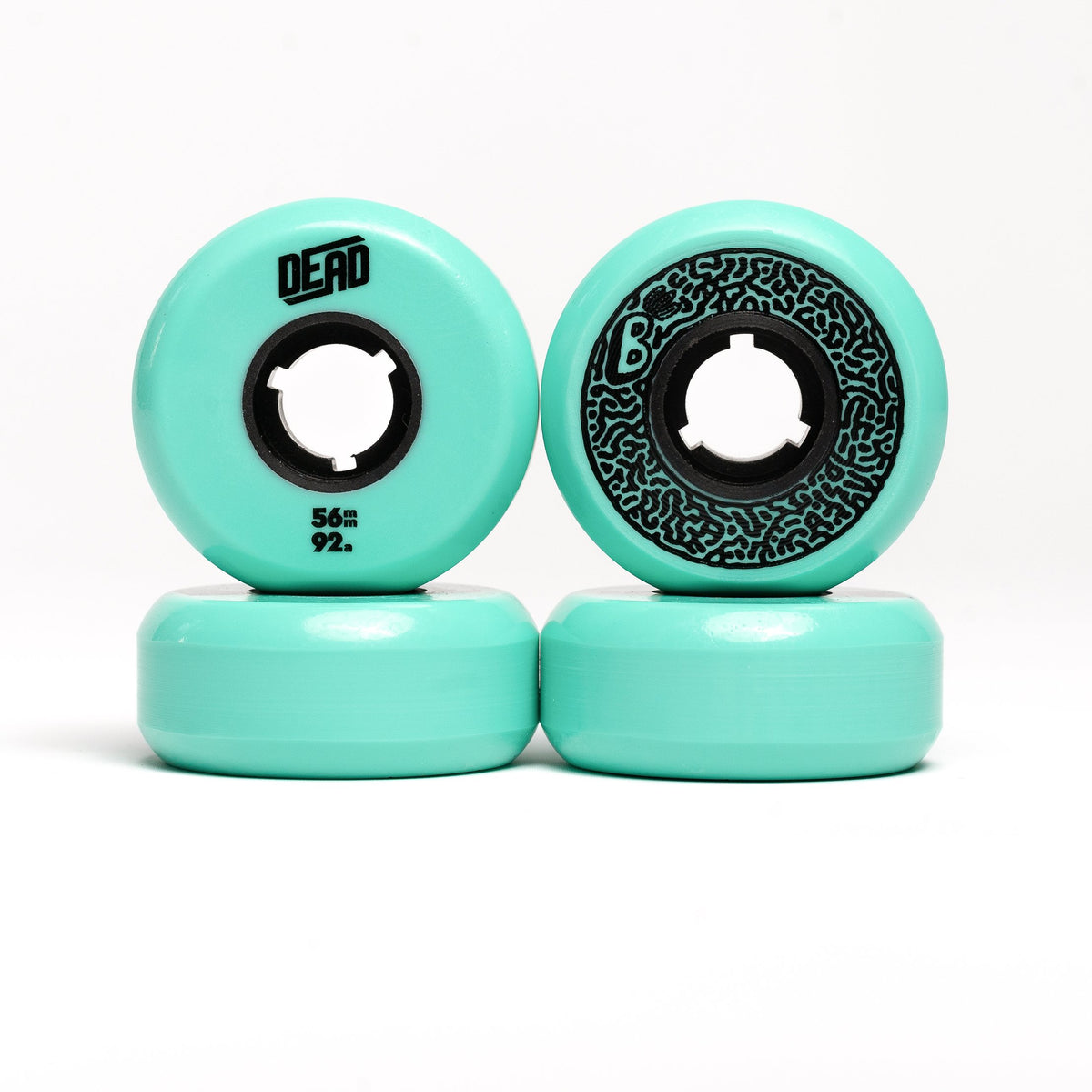 Dead Wheels - 56mm/92a - DEAD X BACEMINT – Shred City Skates