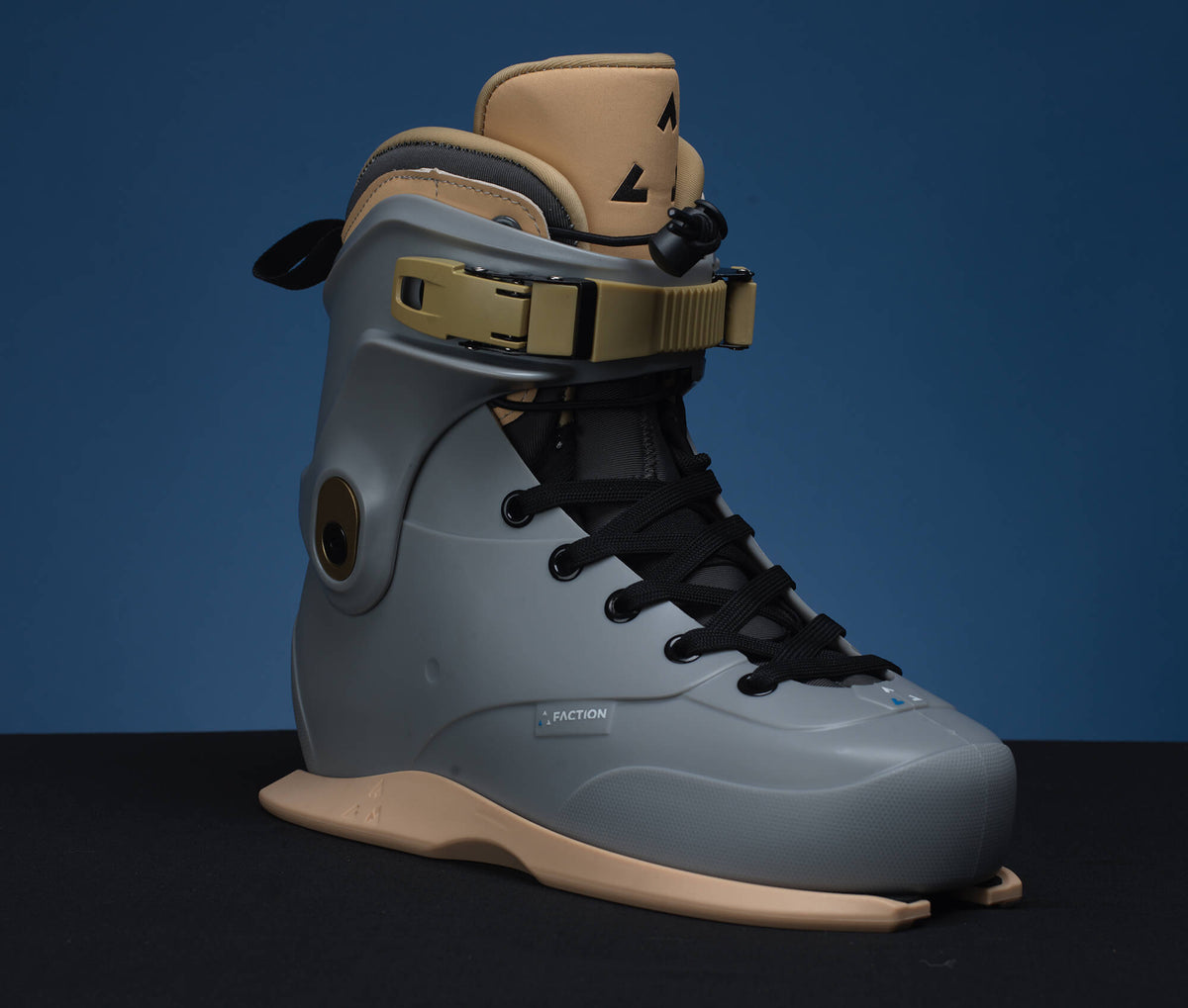 Faction Plastiks V1 Grey Skates – Boot Only – Shred City Skates
