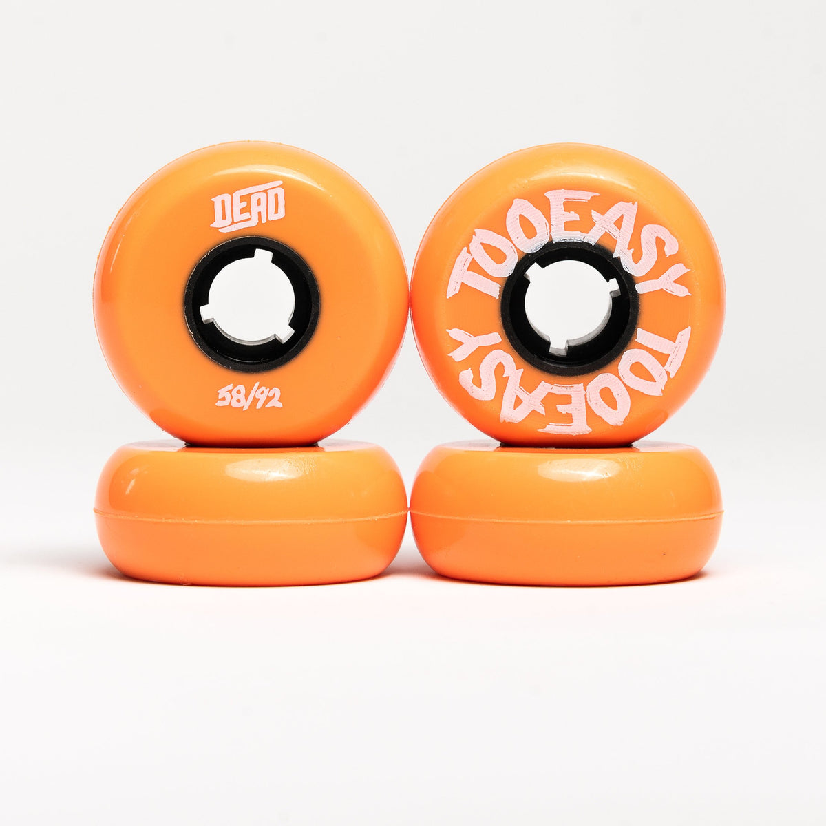 Dead Wheels - 58mm/92a - DEAD X TOOEASY – Shred City Skates