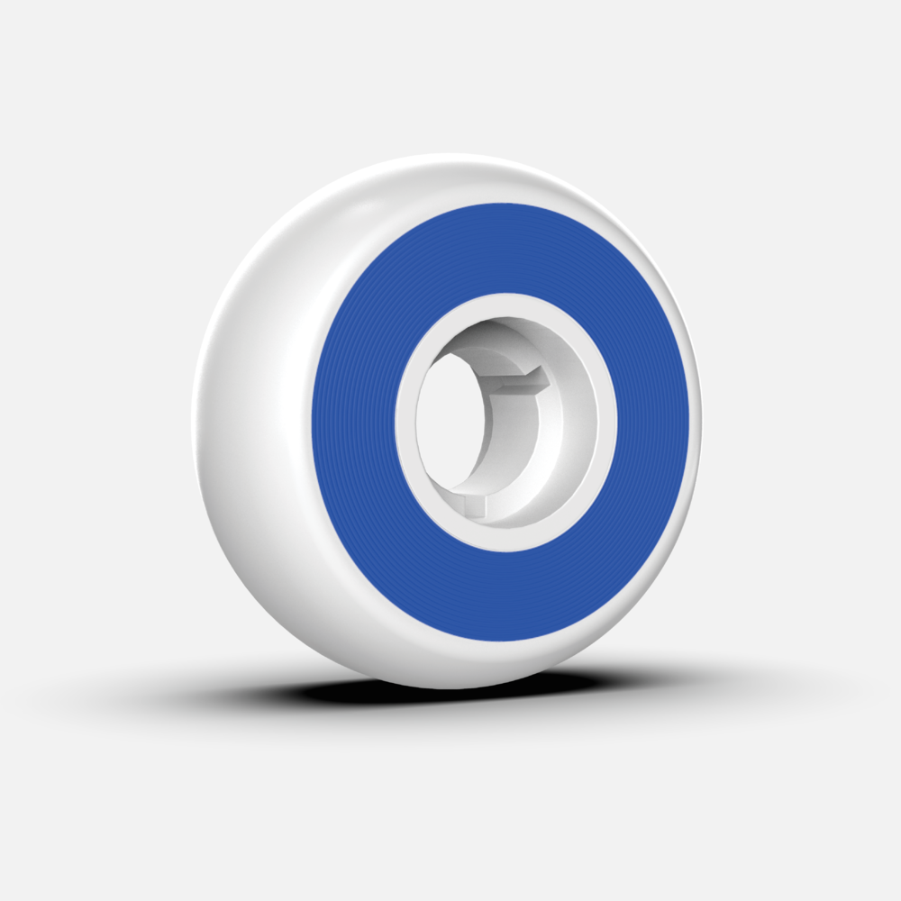 Dead Wheels - 58mm/88a - White/Blue – Shred City Skates